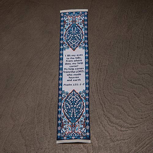 Logos BookMark -Psalm 121:1-2, Christian, Cloth Carpet Bookmark