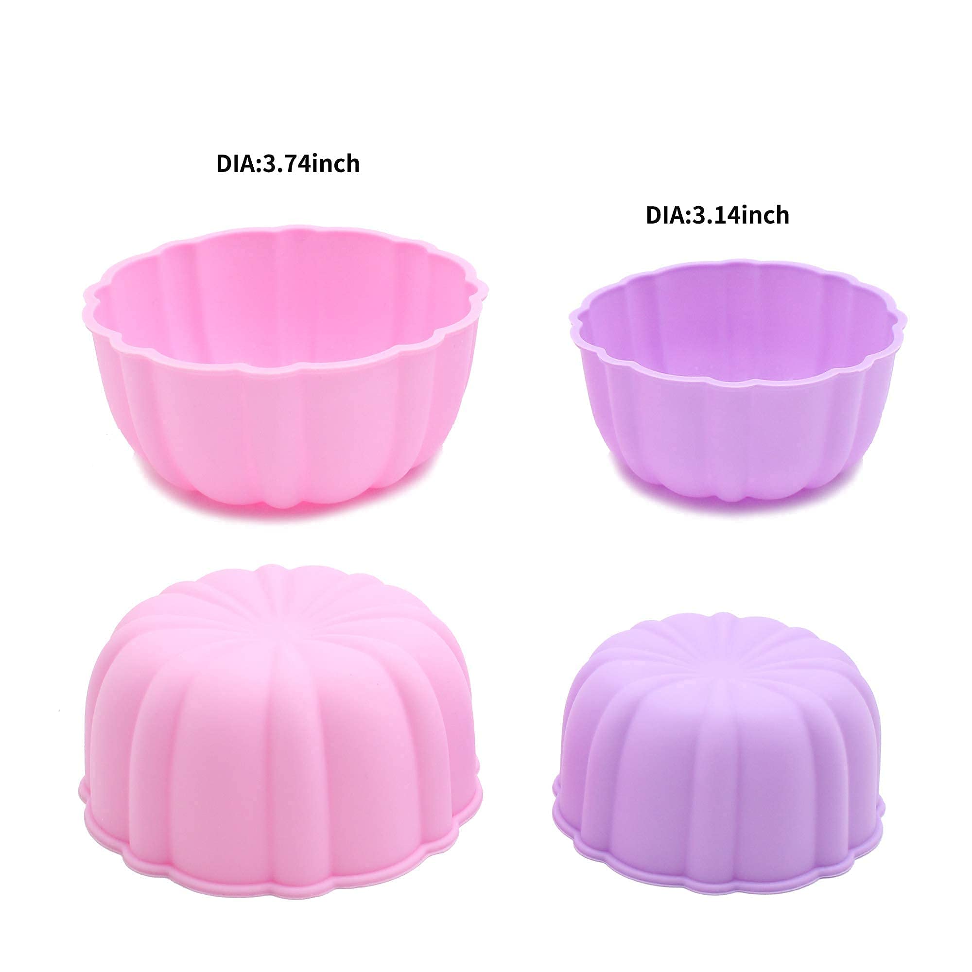 To encounter 60 Pack Silicone Cupcake Baking Cups