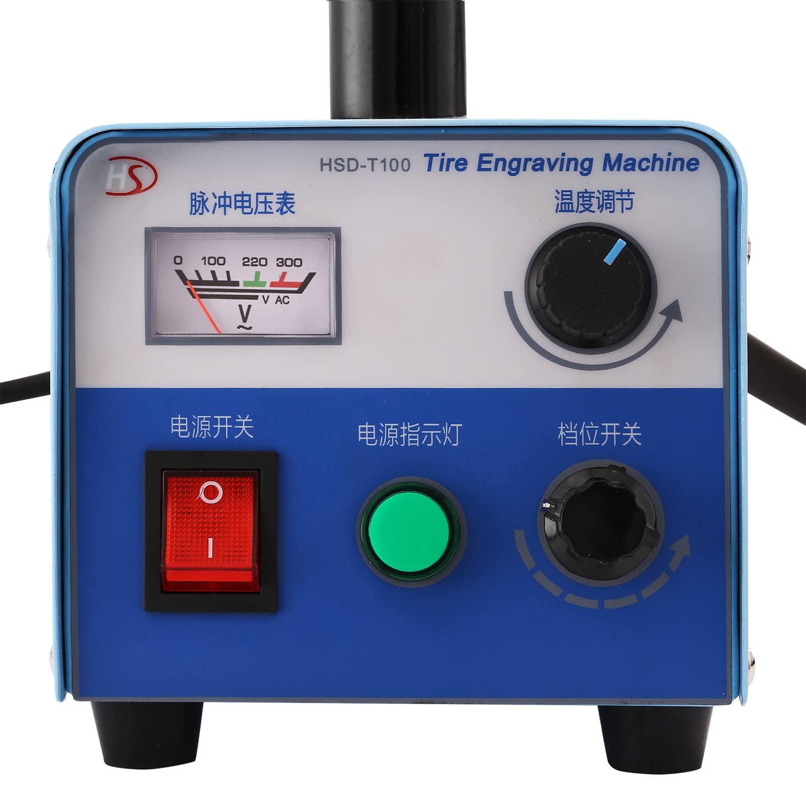 VEVOR Tire Grooving Tool, 110V 350W Iron Tire Groover Cutter with 20 Blades, HSD-T100 Tire Groover Heated Machine for Any Tires