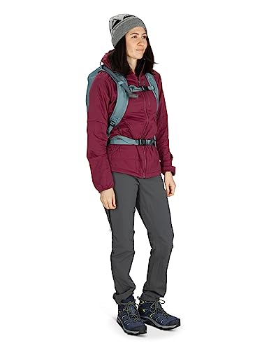 Osprey Glade 12L Ski and Snowboard Backpack with Hydraulics Water Reservoir, Celestine Blue