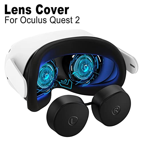 warkul VR Lens Protect Cover Dust Proof Cover for Quest 2, Waterproof Washable Protective Sleeve