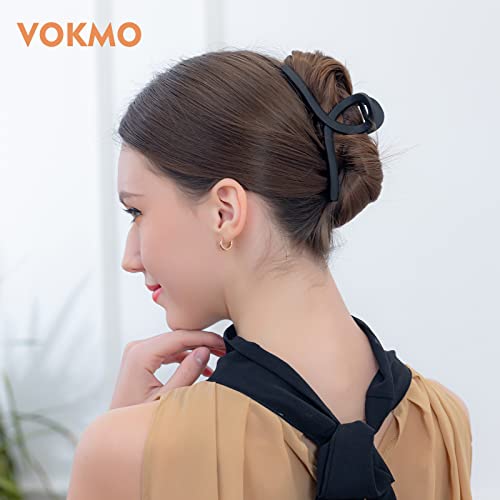 Vokmo Large Claw Hair Clips for Women - Upgraded New Gradient Non-slip Hair Accessories for Styling Thin and Thick Hair (4 PCS)