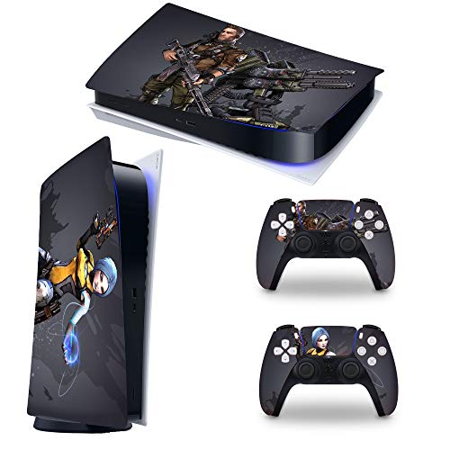 PlayStation 5 Skin Set – Survival Game - HD Printing Vinyl Skin Cover Protective for PS5 Standard Edition Console and 2 PS5 Standard Edition Controller