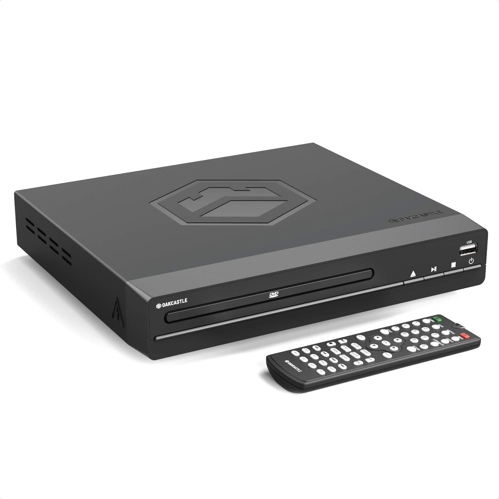 Majority DVD100 DVD Player for TV | Multi Region HD 1080P DVD Player | HDMI or RCA AV Cable TV Connection | USB MP3 and CD Playback I Slim Design I Easy Controls Remote Controlled DVD Player