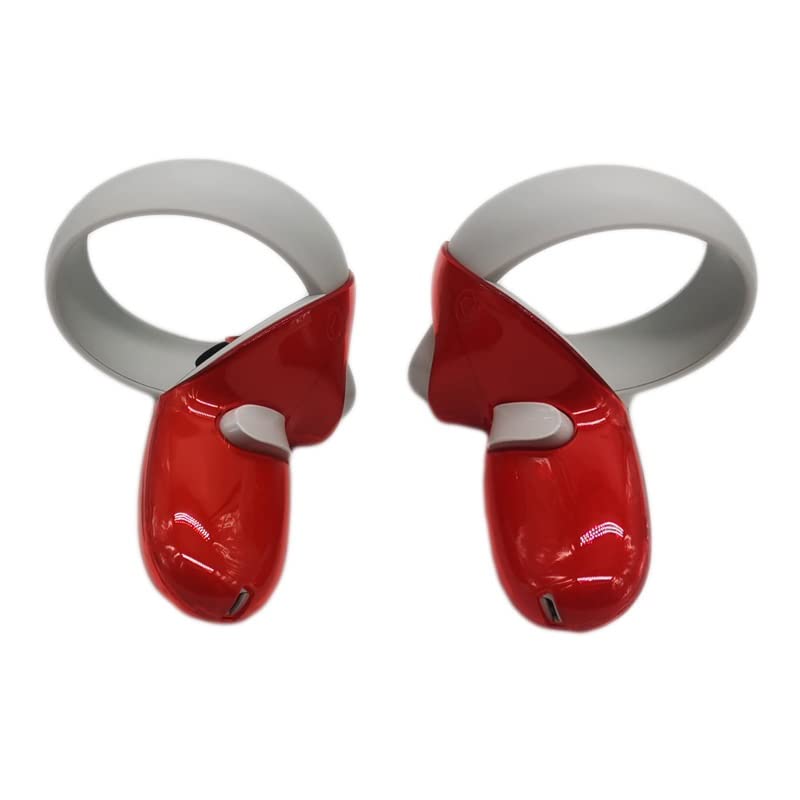 VicRole Red Protective Hard Case Shell for Meta Quest 2 Headset Controller VR Accessories