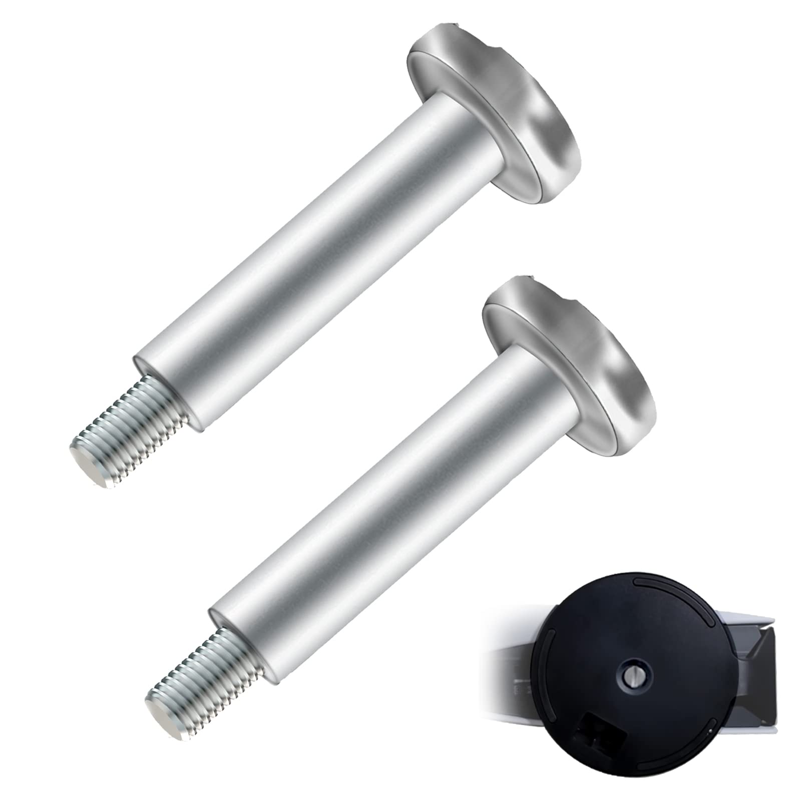 Screw Replacement for PS5/ Vertical Stand Screw Holder Bottom Screw Fixing Screws Replacement for Playstation 5 PS5 Game Console Base Stand Support Screws Digital Edition and Disc Version Repair Kit