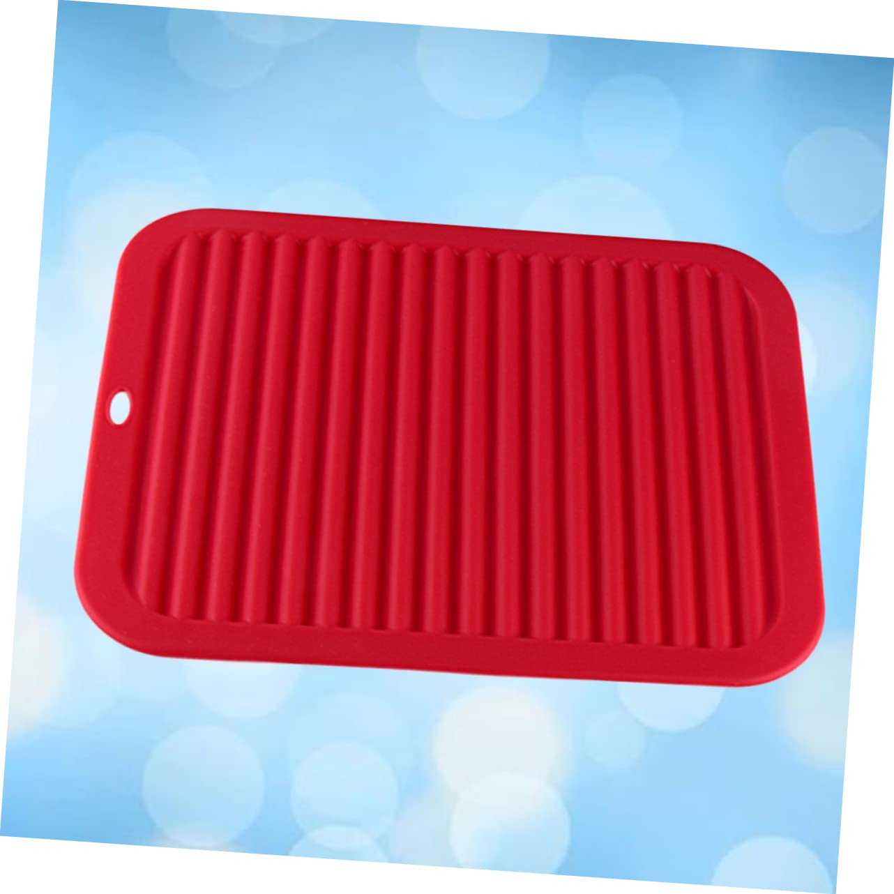 OKUMEYR Drain Tray Drying Mat Insulation Pad Silicone Mat Mat Large