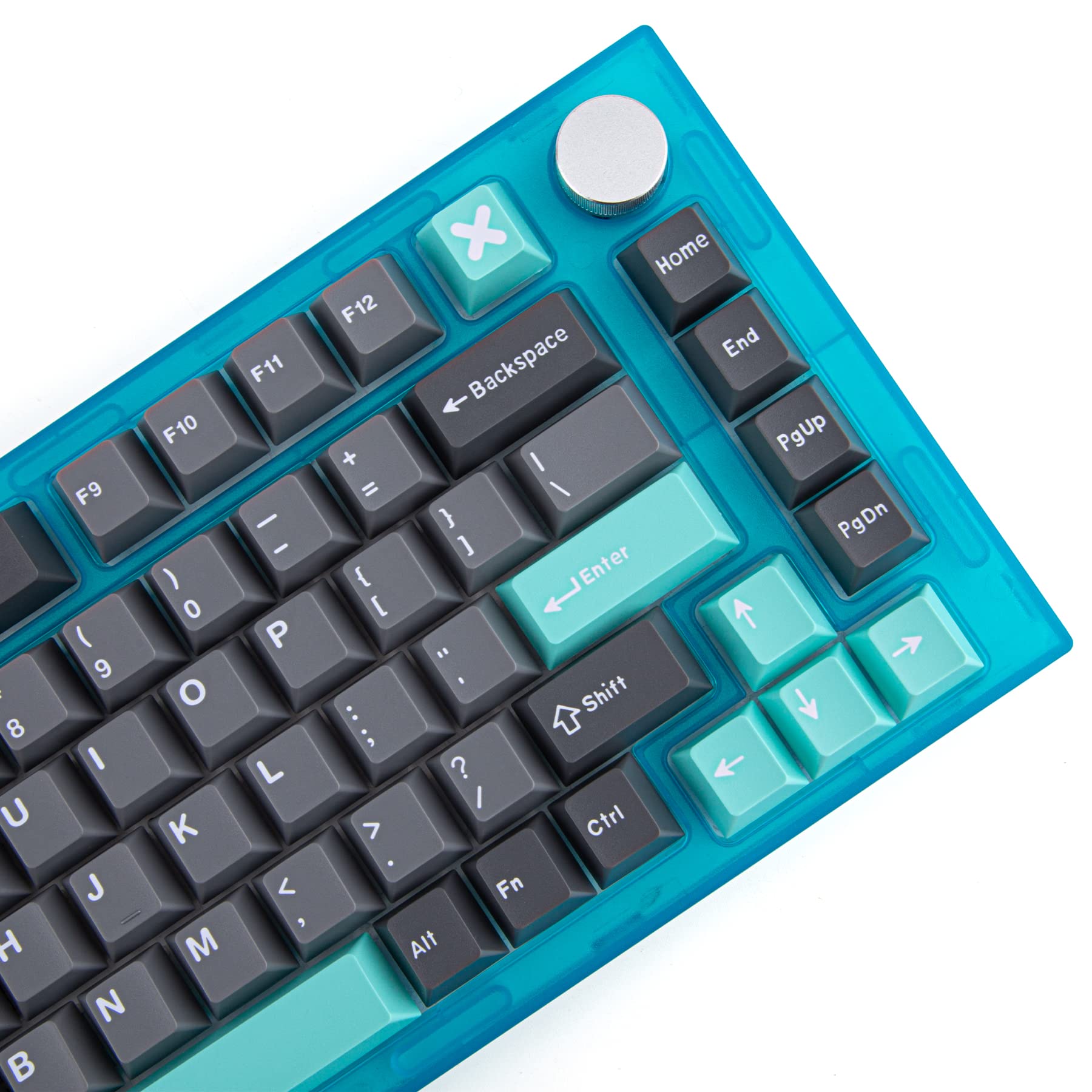 UniCusMech Custom Keycaps 173 Keys Cherry Profile Set ABS Double Shot Keycap Kit for Standard US ANSI & ISO Layout Mechanical Gaming Keyboard (Modern Dolch)