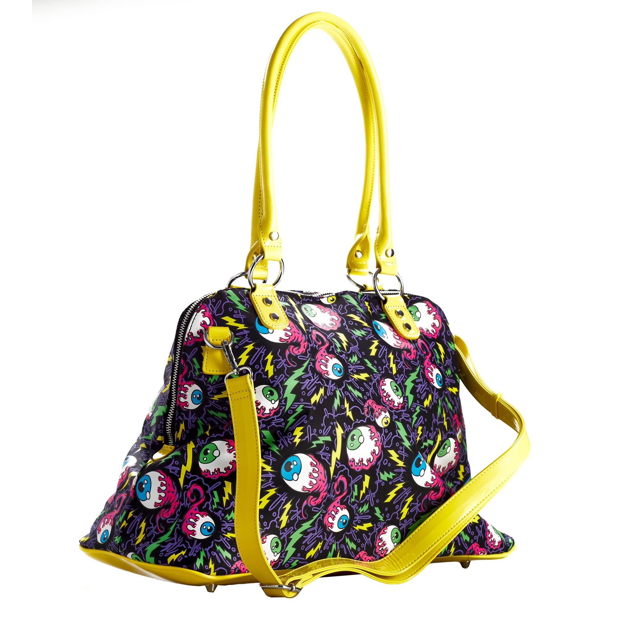 Sourpuss Travel Bag Purse (Electric Eyeballs)