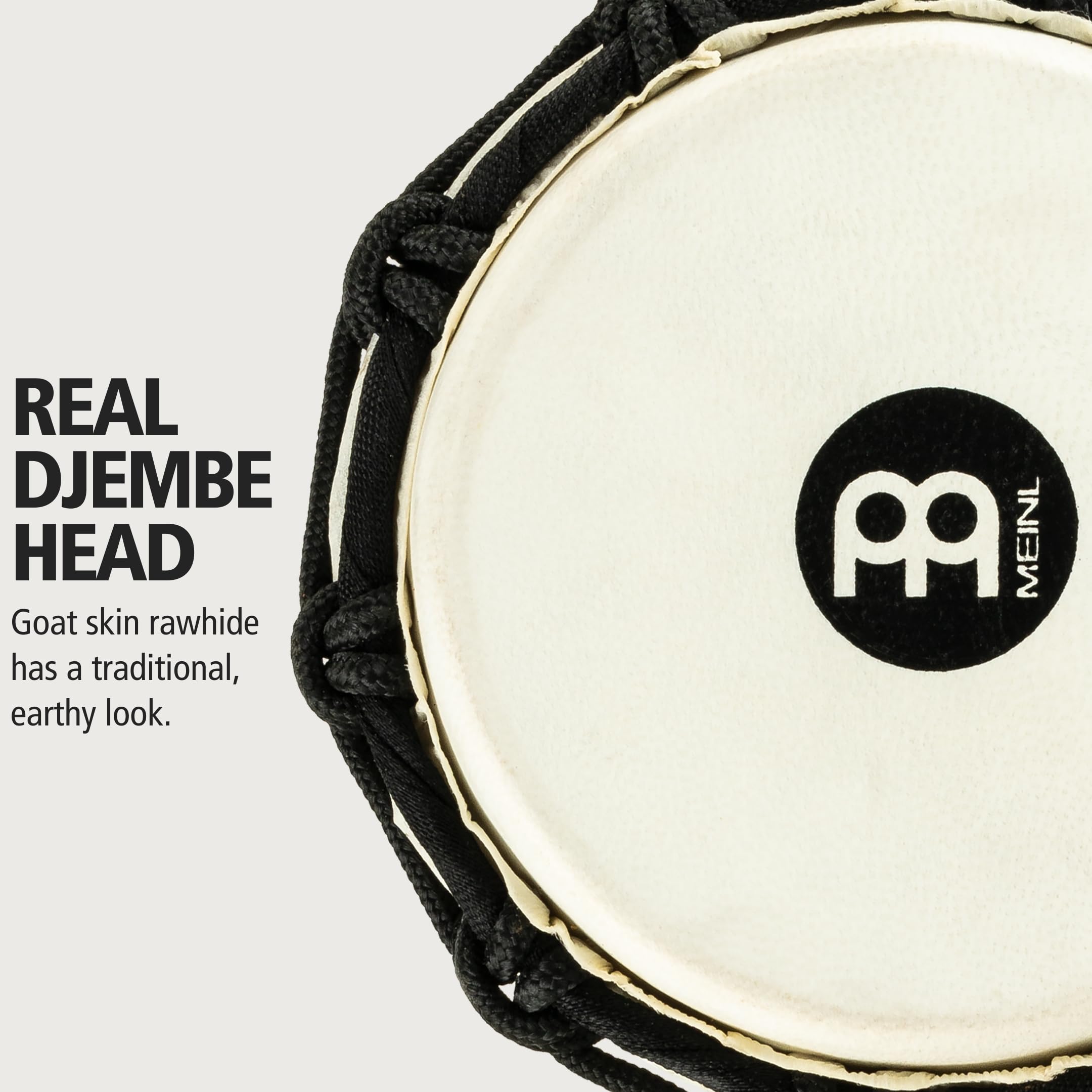 Meinl Percussion African Style Mini Djembe Drum for Room Decoration — NOT Made in China — Hand Painted Mahogany Wood, 2-Year Warranty (HDJ5-XXS)
