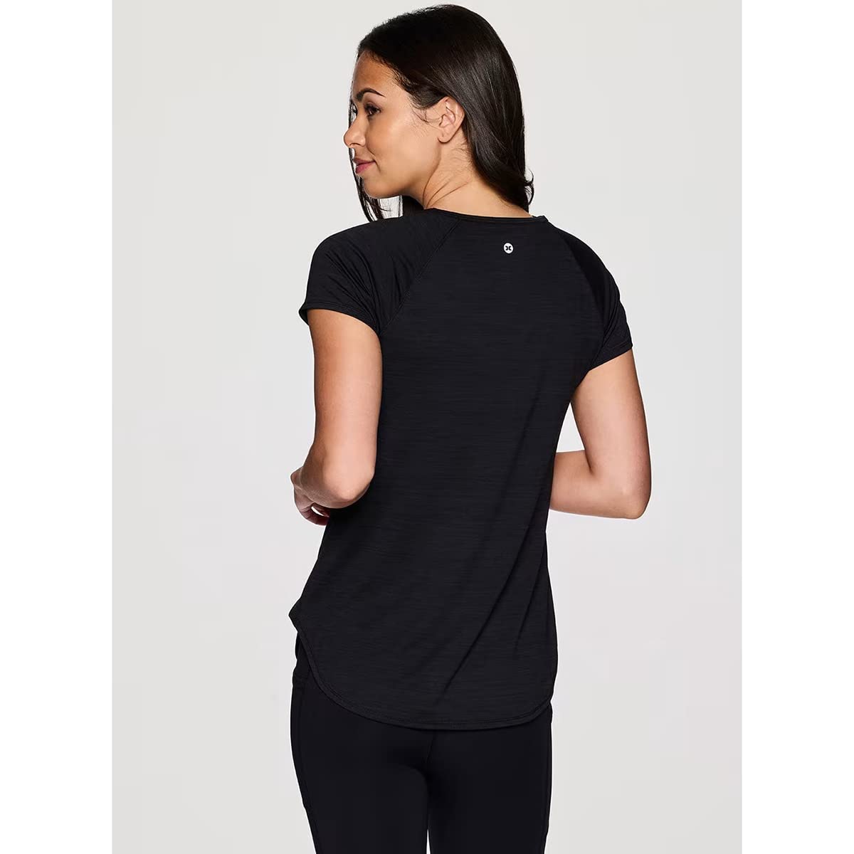 RBX Active Women's Super Soft Short Sleeve Gym Running T-Shirt Heathered Berry M