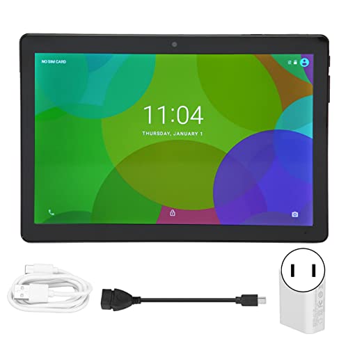 VINGVO 10 Inch Tablet, 4GB RAM 256GB ROM Tablet PC 5G WiFi 1080x1960 (US Plug)