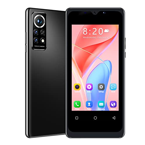 Smartphone, 4.5inch HD Screen Dual SIM Card 512MB RAM 4GB ROM 3G Unlocked Cell Phone for Android 6.0, 2MP Front Camera 2MP Rear Camera, 2200mah Detachable Battery(US Plug)