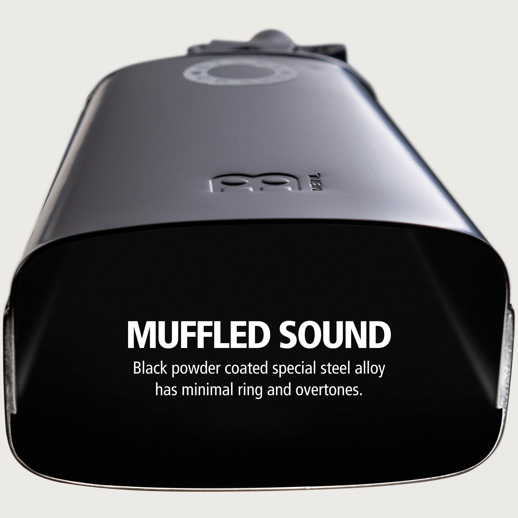 Meinl Percussion Mountable Cowbell, 7" Powder Coated Steel Craft Series β NOT Made in China β Low Pitch, 2-Year Warranty (SCL70B-BK)