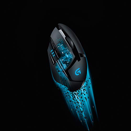 Logitech G402 Optical Gaming Mouse Hyperion Fury USB, Black, 910-004067