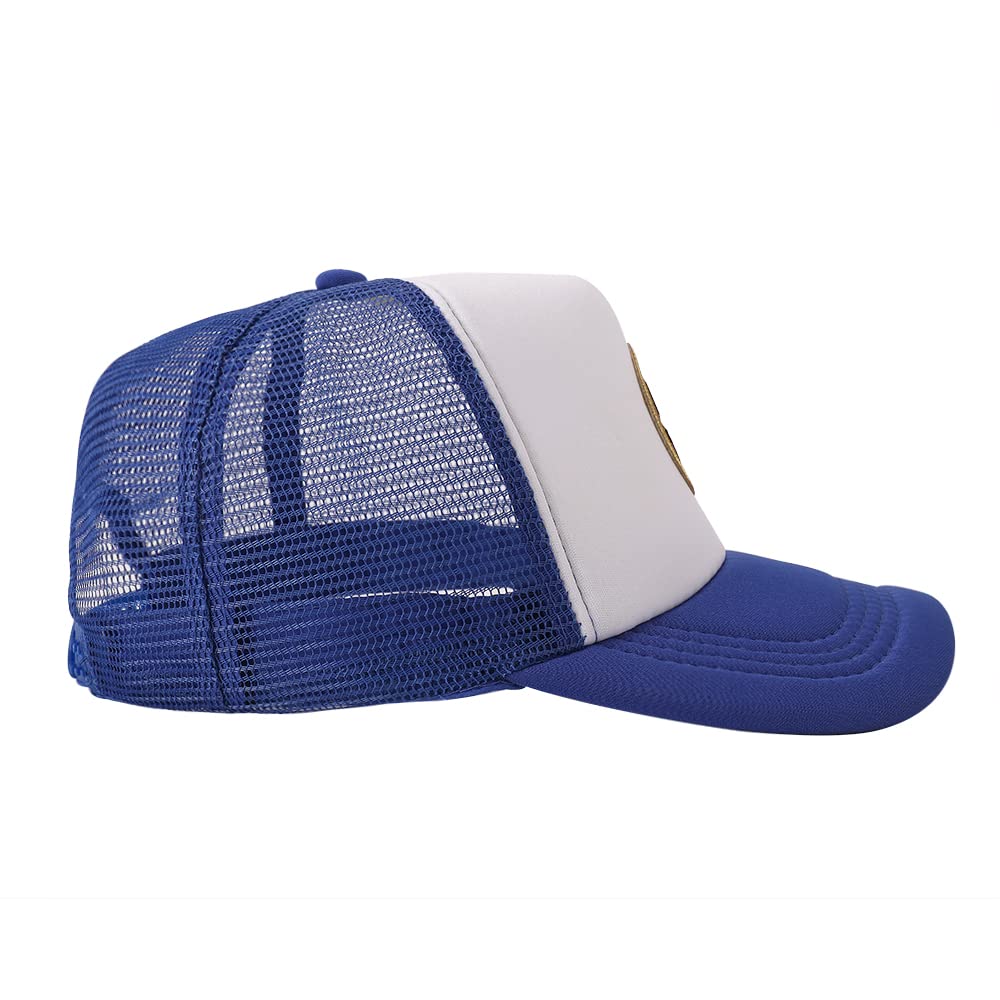 N++A Fashion Smile Face Baseball Cap Adjustable Mesh Rear Cap Summer Foam Mesh Cap Men's Women's Trucker Caps (Type-3)