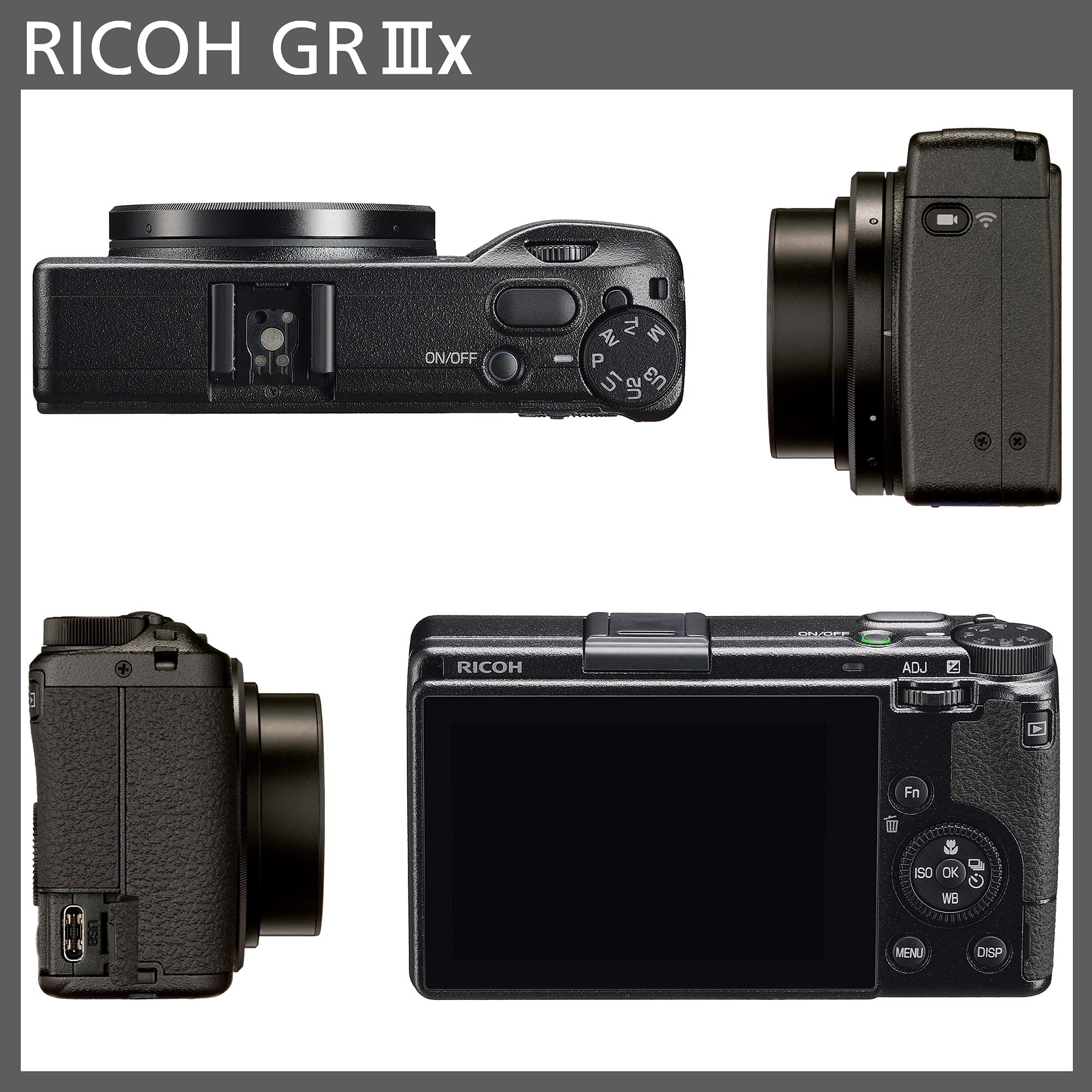 RICOH GR IIIx Digital Camera (Renewed)