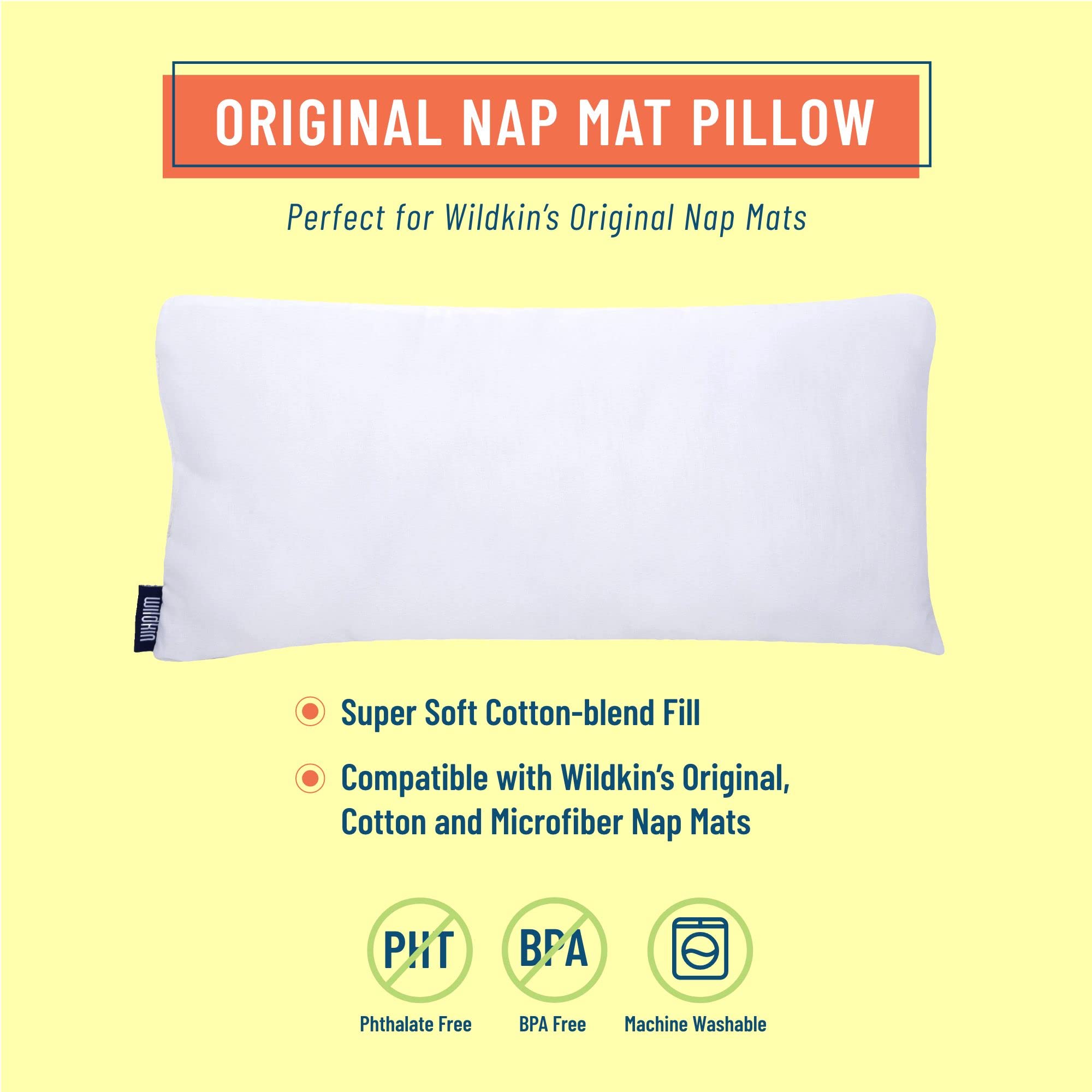 Wildkin Original Nap Mat Comes with Back-up Removable Pillow (Llamas and Cactus Pink)