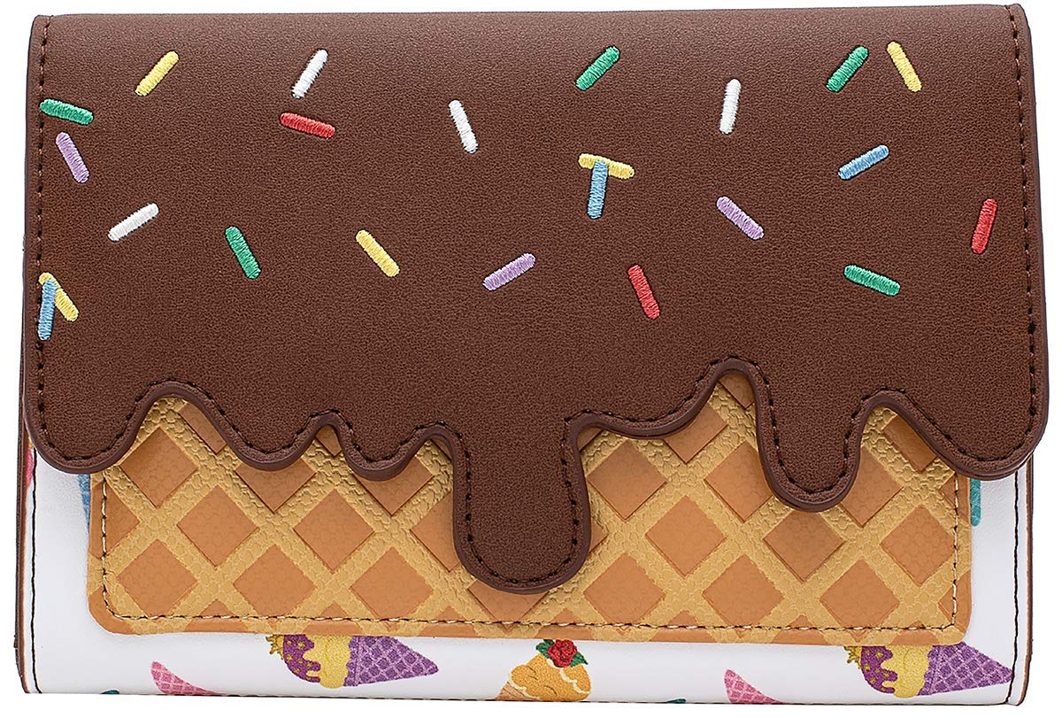 Loungefly Disney Princesses Ice Cream Die Cut Wallet