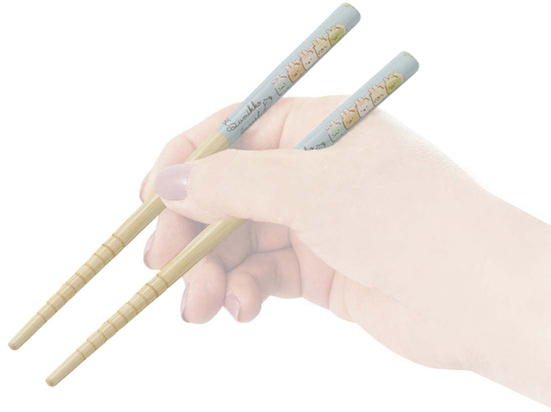 Skater ANT2T-A Bamboo Chopsticks, 6.5 inches (16.5 cm), Set of 3, Sumikko Gurashi Rabbit