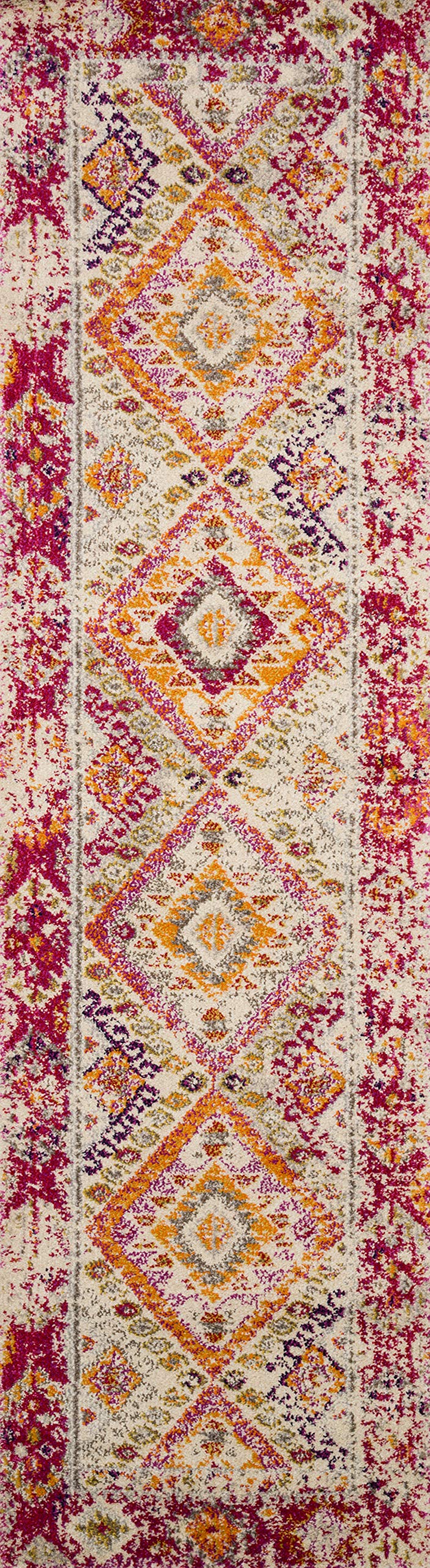 Loloi II Nadia Collection NN-07 Aqua/Navy, Transitional 3'-0" x 5'-0" Accent Rug