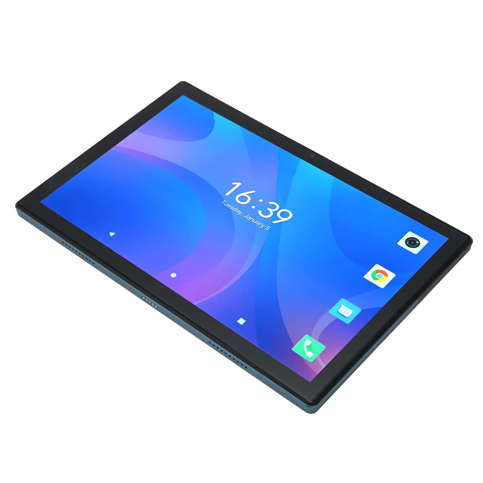 Naroote HD Tablet, 12GB 256GB Dual SIM Dual Standby Tablet PC Octa Core CPU 5G WiFi US Plug 100-240V 1920x1200 Resolution for Android 12.0 for Watching for Elderly (Blue)
