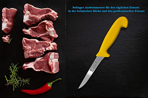 SMI - 6 Pcs Solingen Butcher Knife Set Professional Boning Knife Meat Knife Sharpening Steel Rod Sharp Kitchen Knives Solingen Knife - Made In Germany