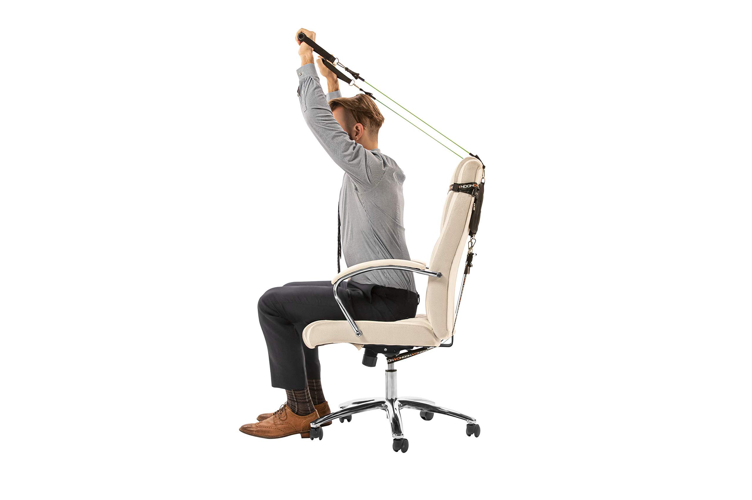 Noonchi V2 All Chair Workout, Turn Any Chair into a Gym. Home Gym, Home Workout Device, Office Workout, Anywhere Gym