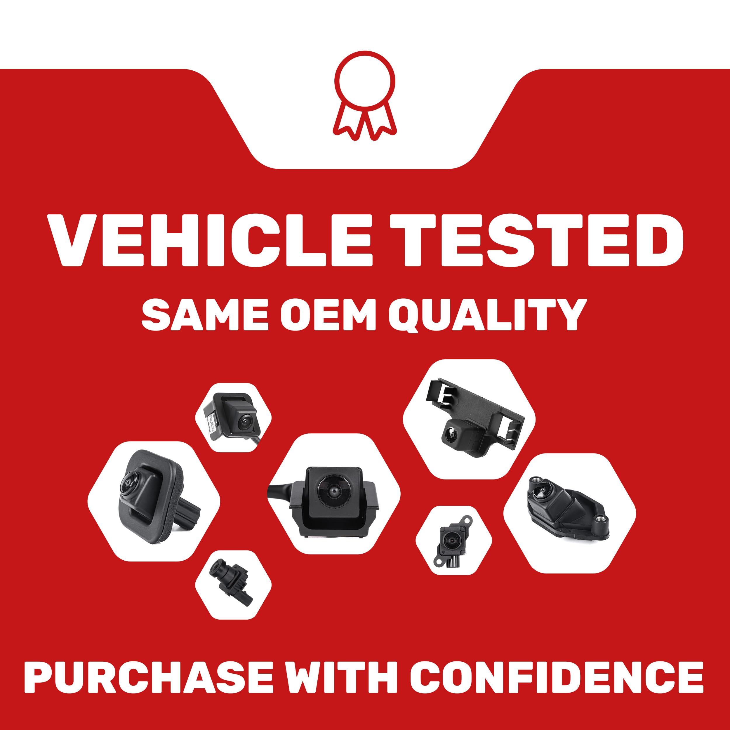 Master Tailgaters Replacement for Dodge Journey (2011-2019) Backup Camera OE Part # 56054158AB, 56054158AC, 56054158AD, 56054158AE, 56054158AF, 56054158AG
