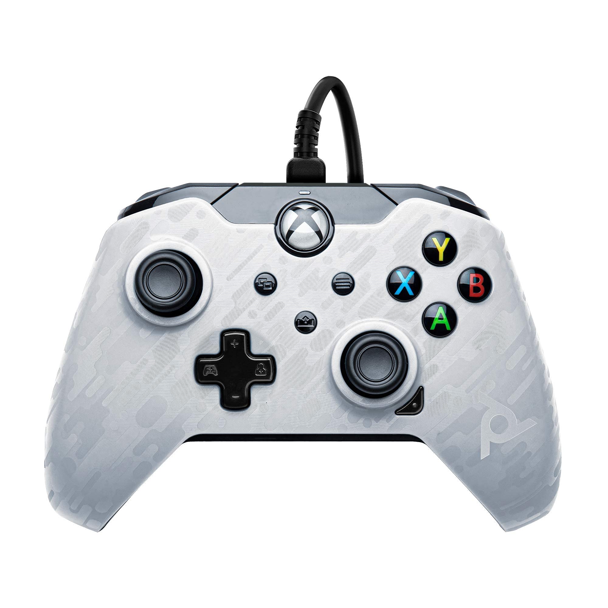 PDP Gaming Wired Controller: Ghost White - Xbox Series X|S, Xbox One, PC - Summer 2021 Model (Renewed)