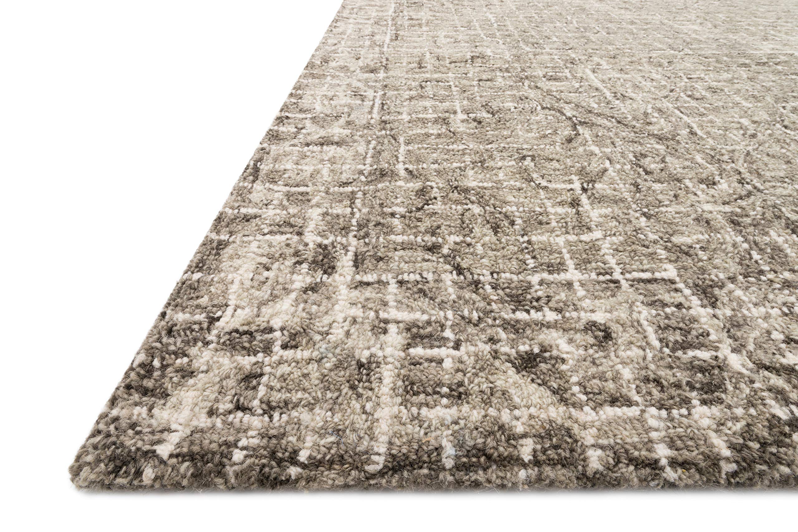 Loloi Rugs, Tatum Collection - Pewter / Stone Area Rug, 3'6" x 5'6"