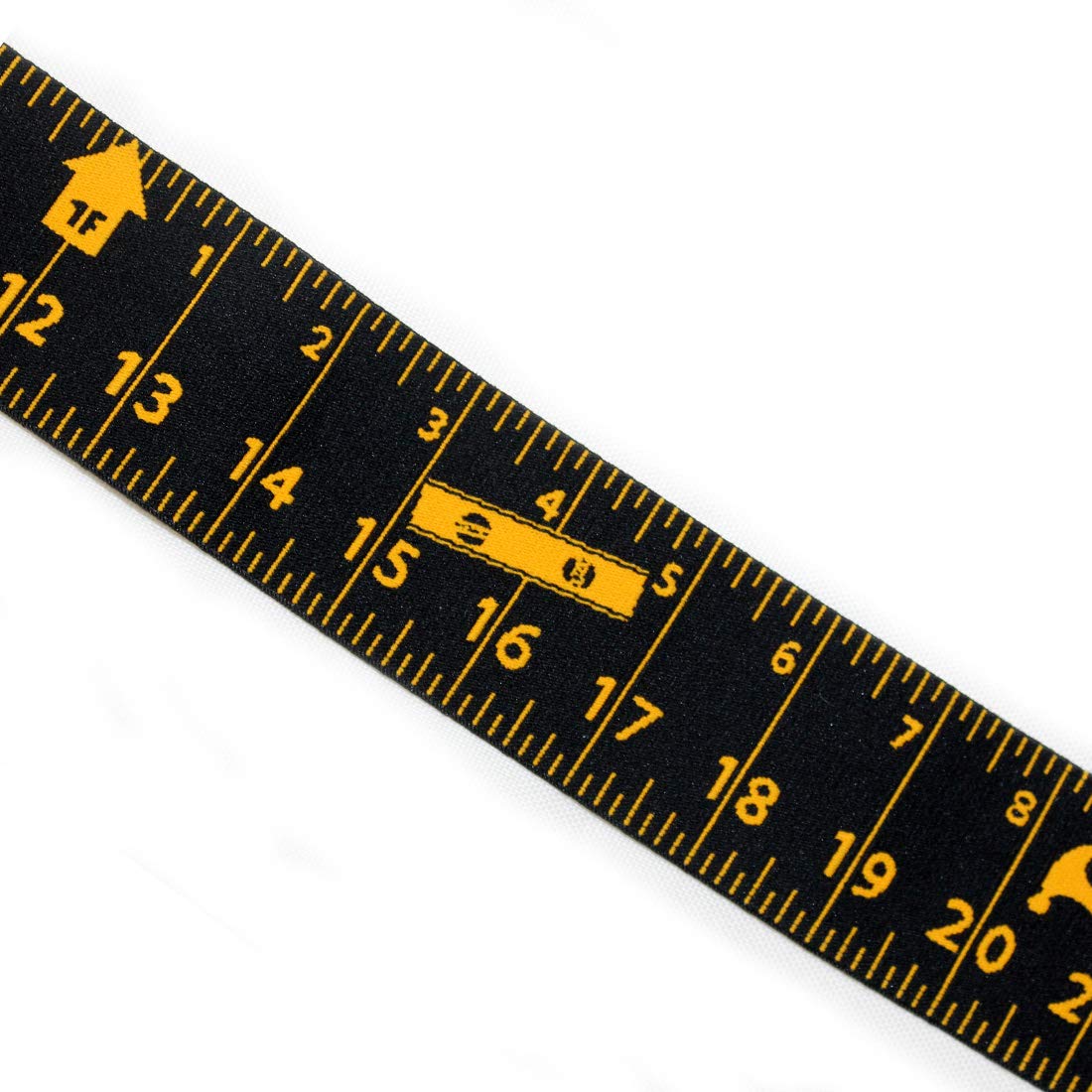 MELOTOUGH Tool Belt Suspenders Work Suspenders 2" Wide Adjustable and Elastic Braces X Shape with Very Strong Clips - Heavy Duty tape measure suspenders for men (Black Tape)