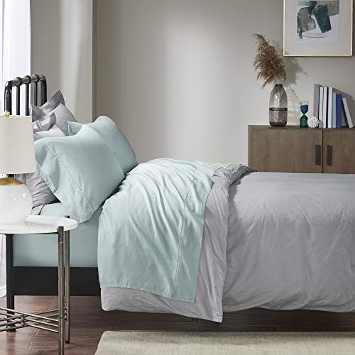 Madison Park 1500 Thread Count Cotton Blend Sheet Set Seafoam Cal King