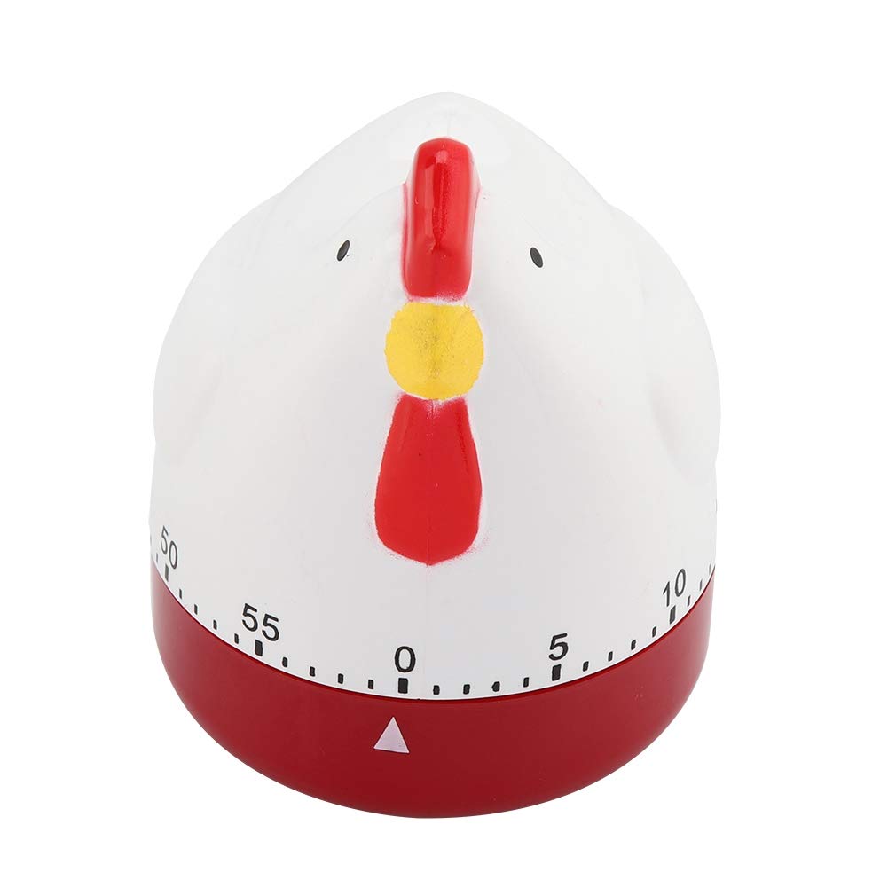 Sugoyi Cooking Timer Magnet, Lovely Chicken Timer Mechanical Kitchen Cooking Alarm Clock for Home Decor Timing Reminder