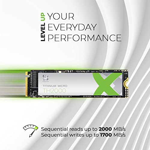 Titanium Micro TH2000 SSD PCIe NVMe Gen 3 M.2 2280 Internal Solid State Drive (2TB)
