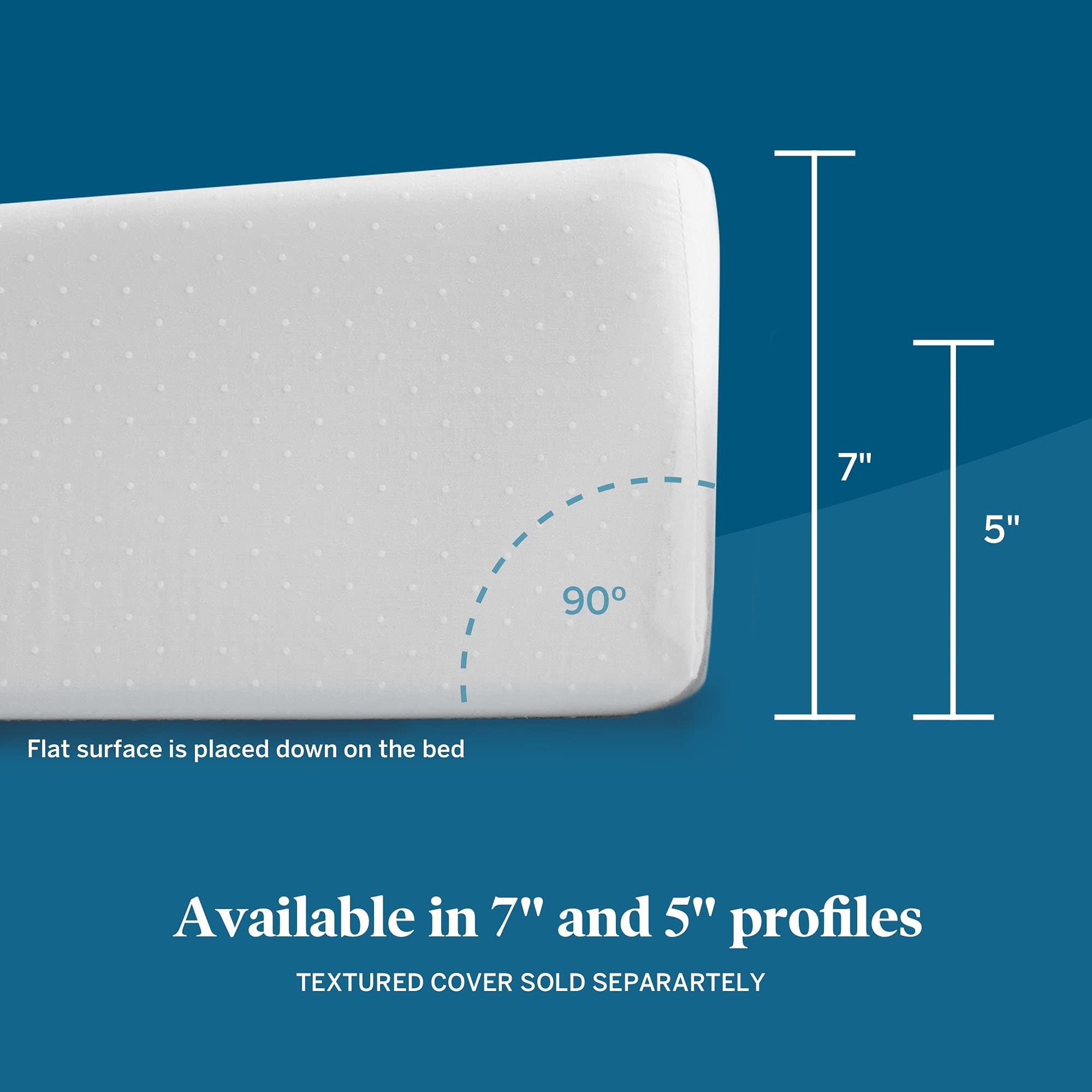 LUCID Mattress Elevator Base - Affordable Adjustable Base Alternative - 5-Inch Lift,White