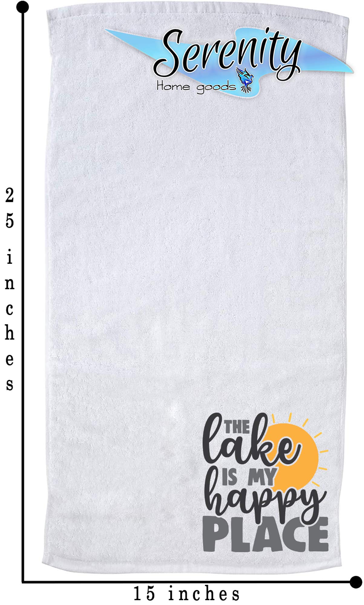 Summer Home Decor Decorative Kitchen Bath Hand Towels | Spring Fall Accents | White Towel Home Holiday Decorations | XMAS House Wedding Gift Present
