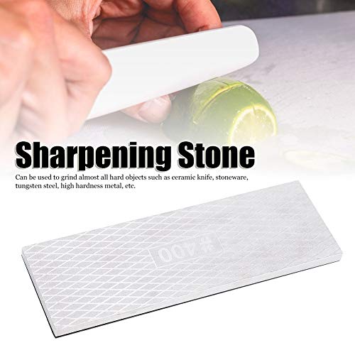 Whetstone Knife Sharpener Whetstone Sharpening Stone with Anti Slip Mat Double Sided 400β1000 Grits Sharpening Stone without Burrs