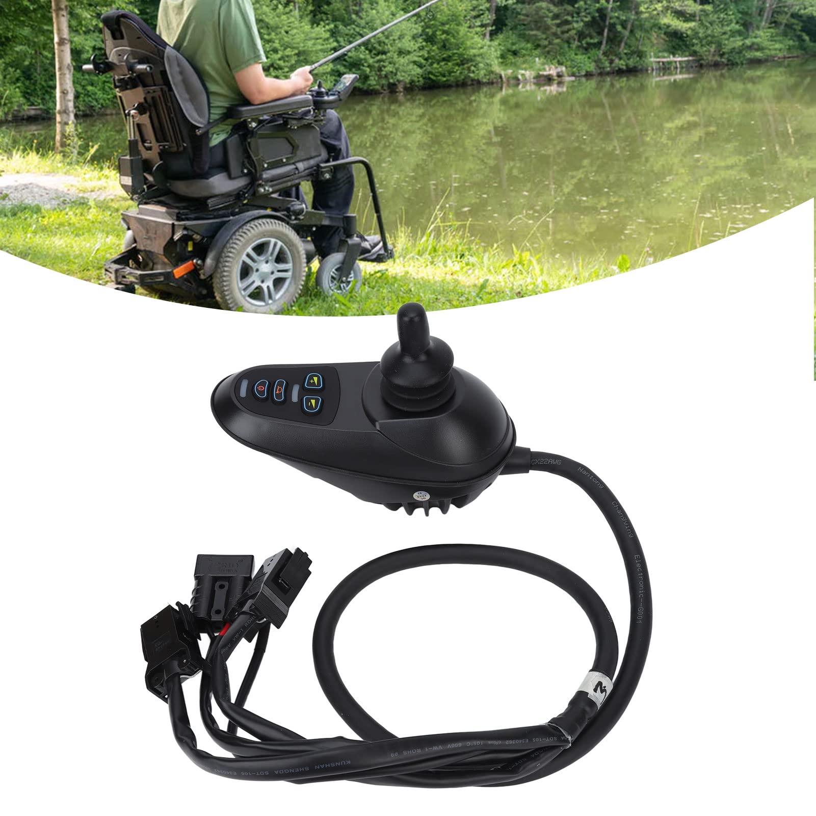 Wheelchair Joystick Controller, Fast Heat Dissipation Electric Wheelchair Controller for Intelligent Robots