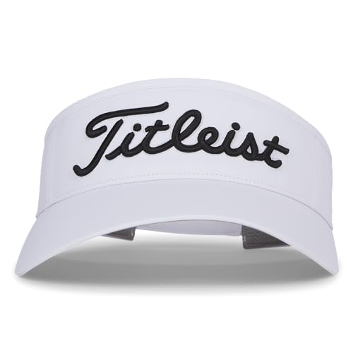 Titleist Women's Standard Sundrop Visor, White/Black, One Size