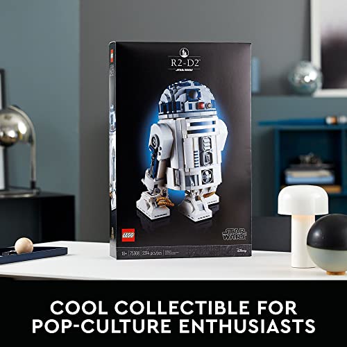 LEGO Star Wars R2-D2 75308 Droid Building Set for Adults, Collectible Display Model with Luke Skywalker’s Lightsaber, Great Birthday for Husbands, Wives, any Star Wars Fans