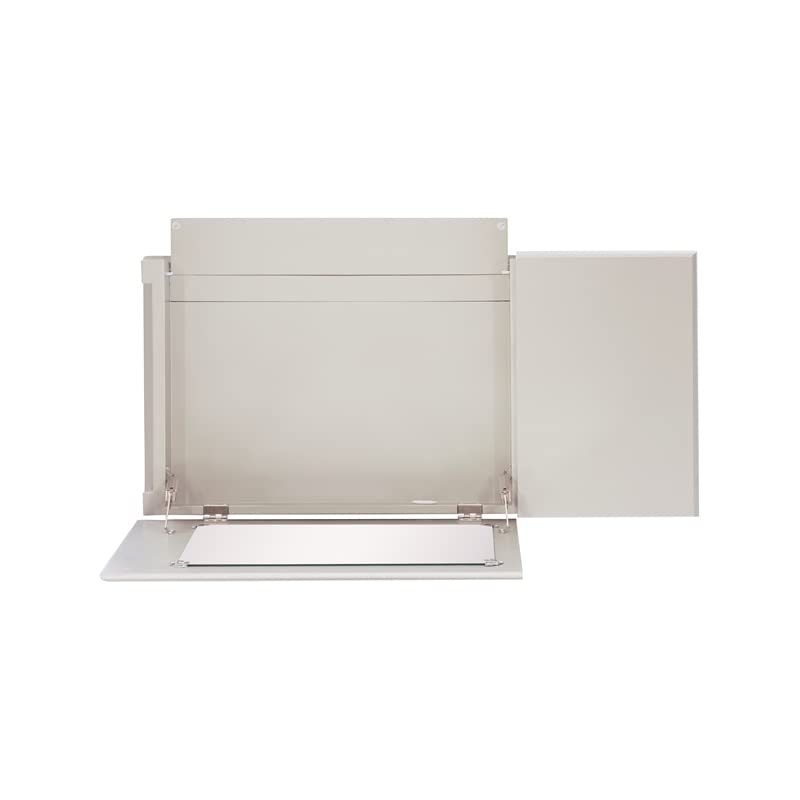 Linon Eva Wood and Mirrored Vanity Set in Silver