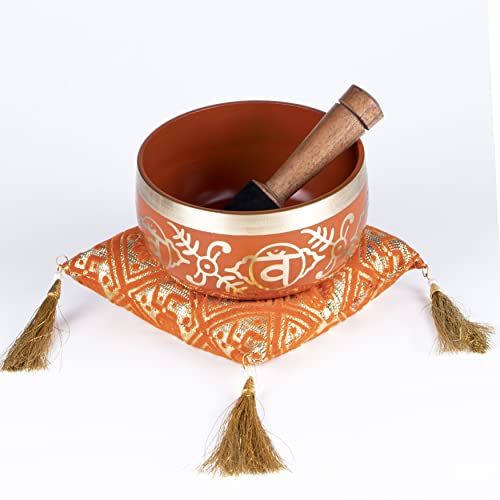 SINGING BOWL (ORANGE, 5 IN)