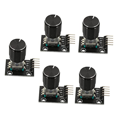 VILLCASE 5 Pcs Module Car Amplifier Reflectors Amp for +Accessories Ky-040 Rotary Encoder Brick Shaft Encoder Keyes Rotary Encoder Square Washer Oval Cake Pan Number Potentiometer to Rotate