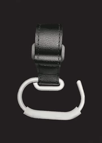 Stroller & Wagon Hook - Accessories - Shopping Hook - Bag Hook - Large Hanger for Purse, Diaper Bag, Backpack (White)
