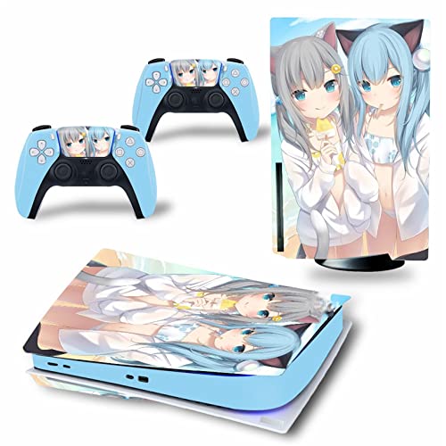 Top factory BUCEN for PS5 Skin Disc Edition & Digital Edition Console and Controller Vinyl Cover Skins Wraps Scratch Resistant, Compatible with for PS5 353113 Anti Scratch (Size : Disc Version)