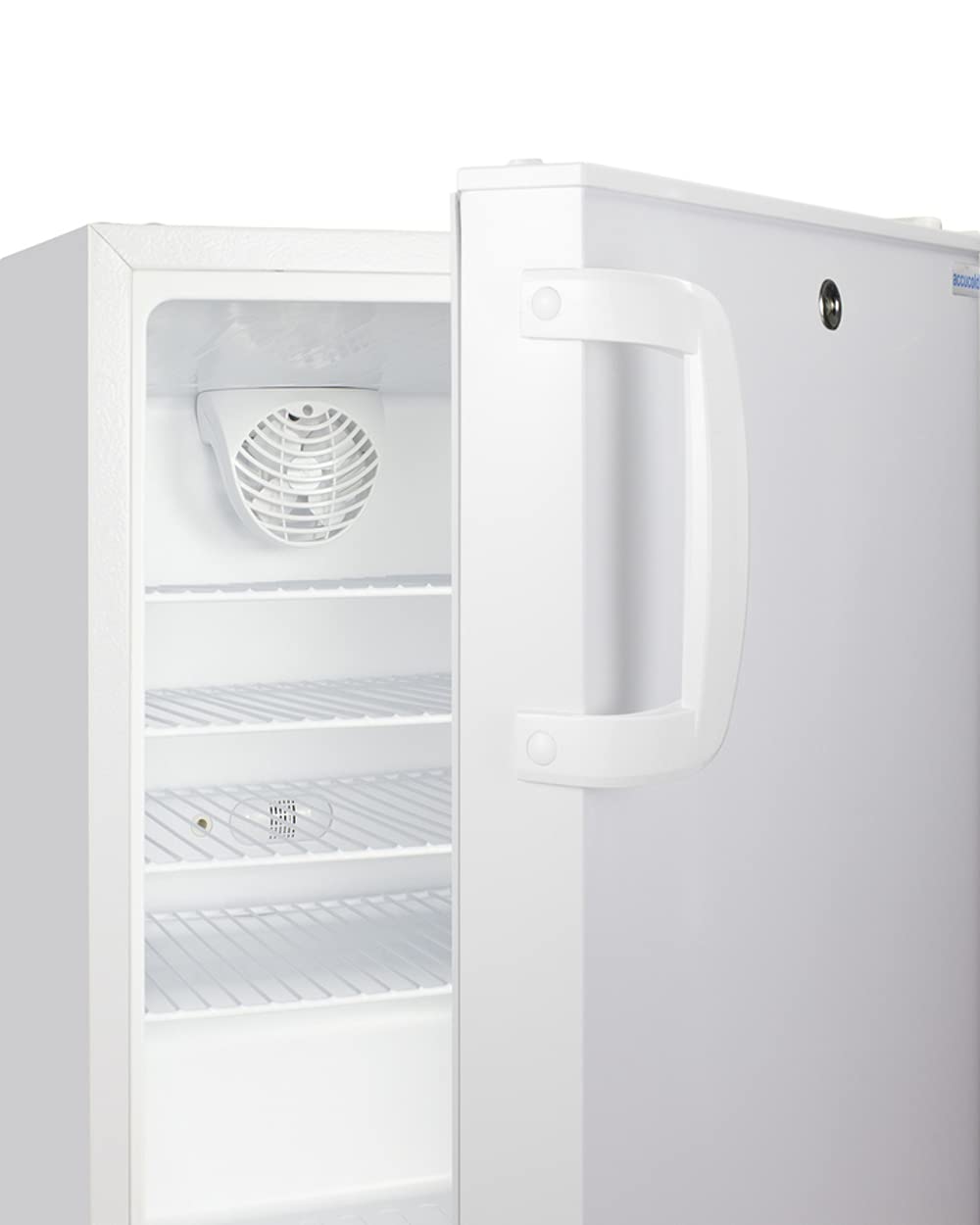 Summit Appliance ADA404REF 20" Wide Built-In All-Refrigerator, ADA Compliant, Factory-installed Lock, 3.32 cu.ft Capacity, Temperature & Open Door Alarms, Automatic Defrost, Adjustable Thermostat