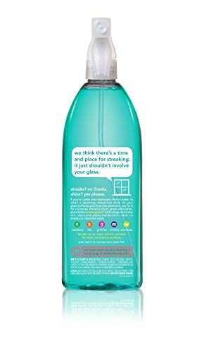Method Glass Cleaner Spray, Waterfall, Ammonia Free & Plant-Based Solution, Mirror & Window Cleaner - Great for Indoor & Outdoor Glass Surfaces, 28 oz Spray Bottles (Pack of 8)