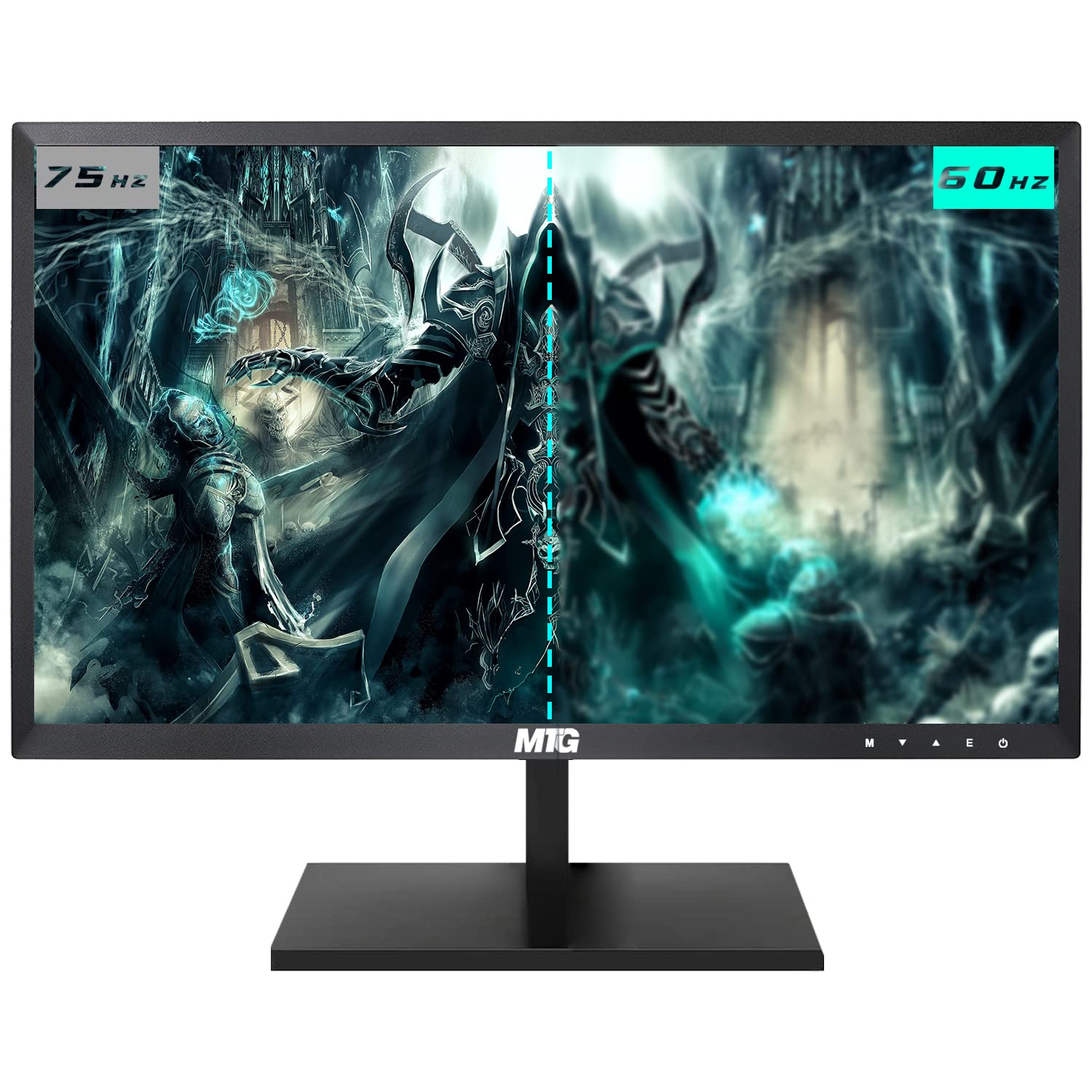 TechMagnet All in one Desktop Computer, Cheetah 6, Intel Core i5 6th Gen 2.5 GHz, 8GB DDR3, 240GB SSD, Dual 27 inch Monitor, MTG Wireless Ergonomic Keyboard Mouse, Office 365, Win10 Pro (Renewed)