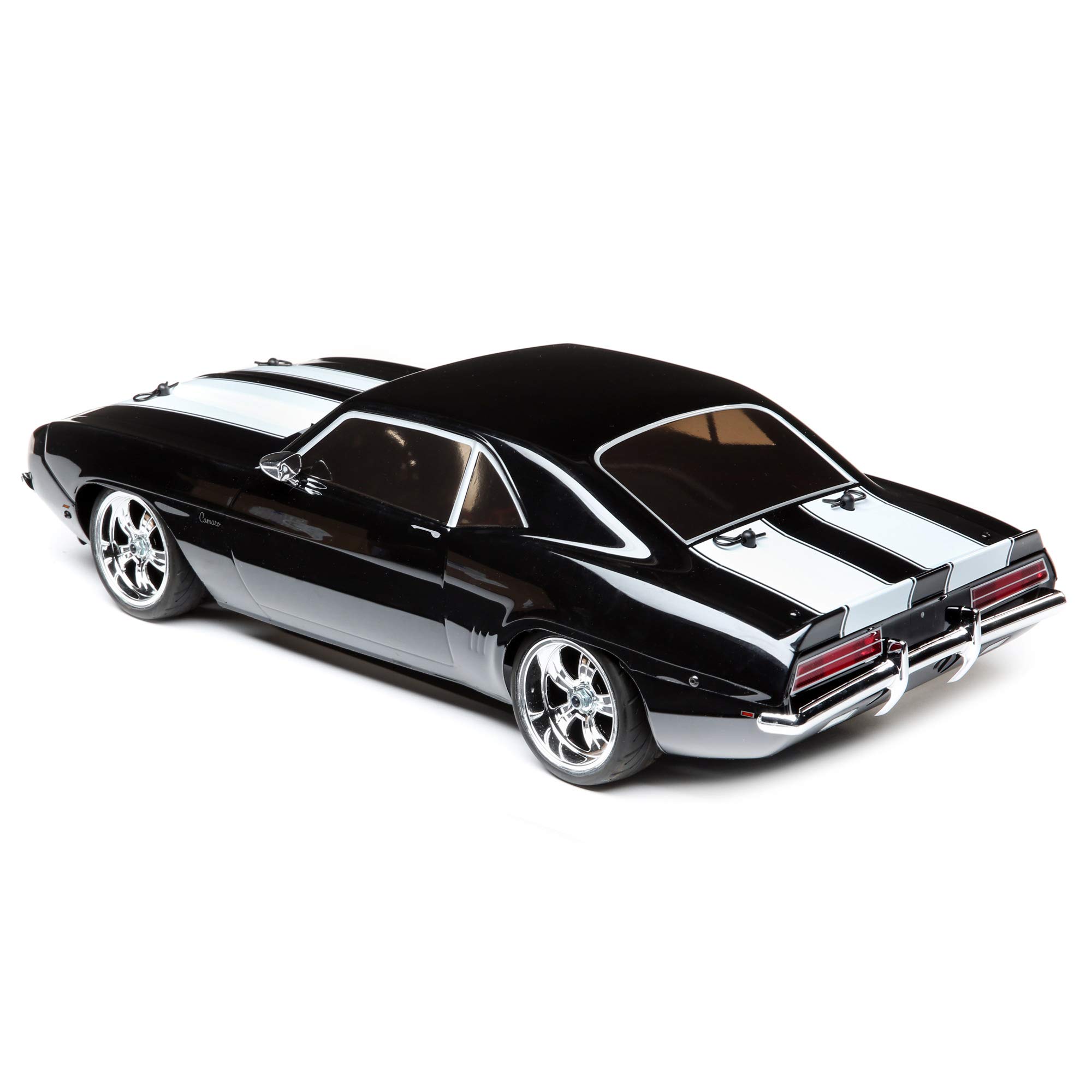 Losi RC Car 1/10 1969 Chevy Camaro V100 AWD Brushed RTR Battery and Charger Not Included Black LOS03033T2